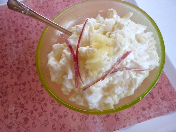 German Apple Whipped Cream Dessert – Diary of a Mad Hausfrau