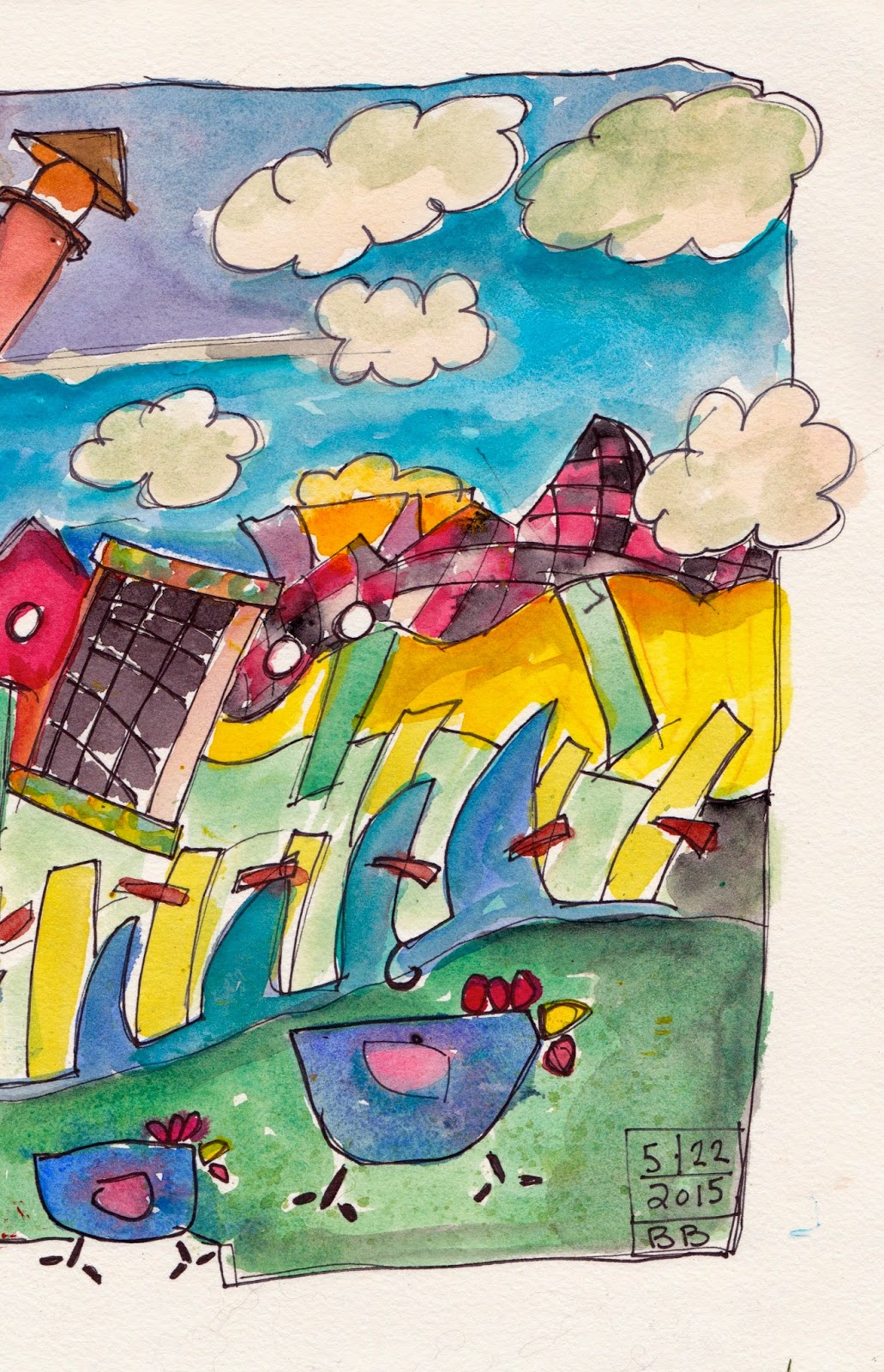 Whidbey Island Sketchers: Anne & Patrick Ferry Brennan