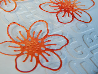 Craft-E-Place: Orange flowers ...