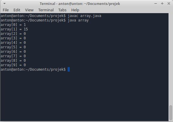Mengenal Array Pada Java Catatan Wong Awam