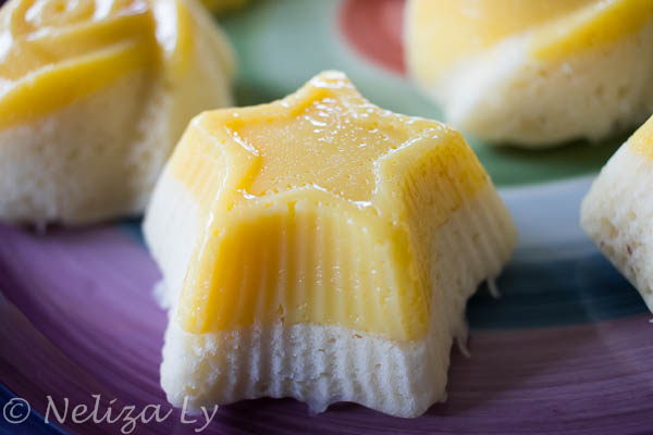 Instant Pot Filipino Leche Puto (Steamed cake with Flan)