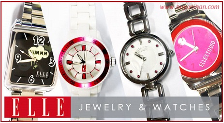 Vouchers 'n More: ELLE Watches: P1800 for Pretty-in-Pink Watch OR P3200 ...