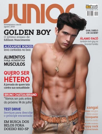 Man Central: Edilson Nascimento: Magazine Cover Model