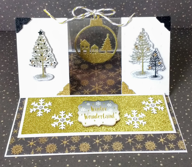 A Passion For Cards: Winter Wonderland Acetate Easel card tutorial