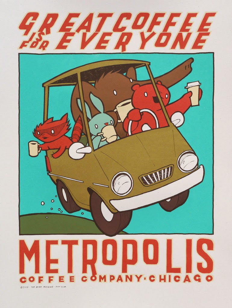 INSIDE THE ROCK POSTER FRAME BLOG: Jay Ryan Metropolis Coffee ...