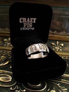 Crazy Pig Designs: SKULL RINGS UPDATE