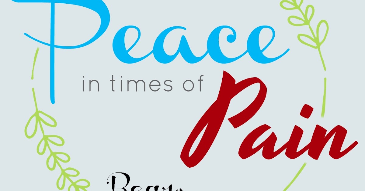 Peace in Times of Pain - Bear with Mama