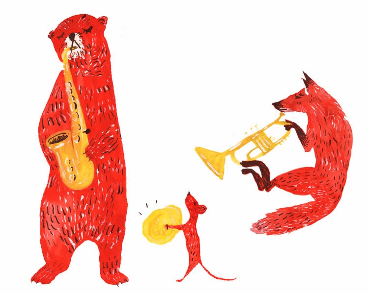 Sophie Heywood Illustration: Musical Animals