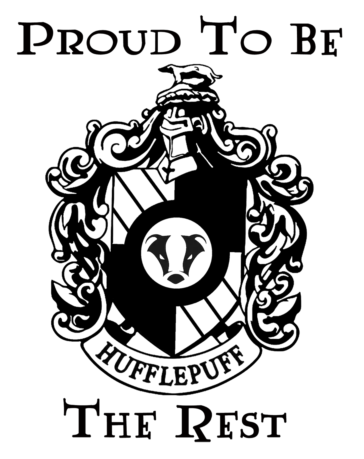 Papercraft Digital Dxf Jpeg Hufflepuff Hogwarts House Harry Potter SVG ...