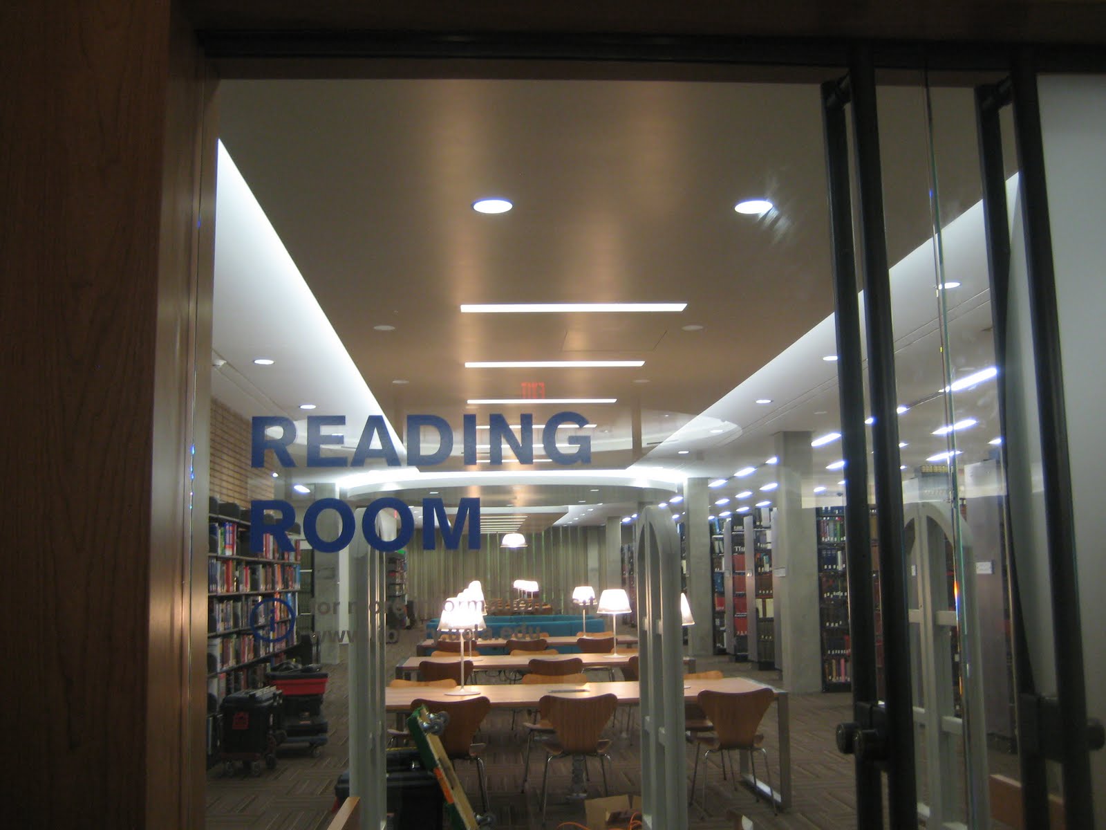 librarian's dreamings: reference reading room