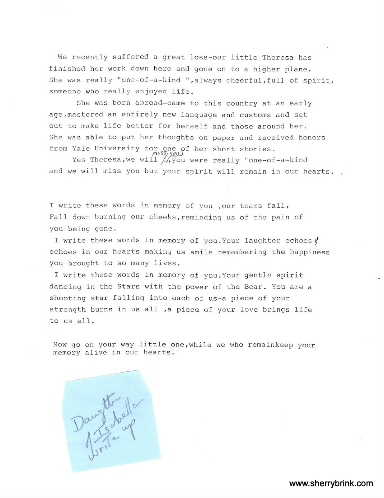 Sherry Brink's Family History - Free Memories: Baumann Photos