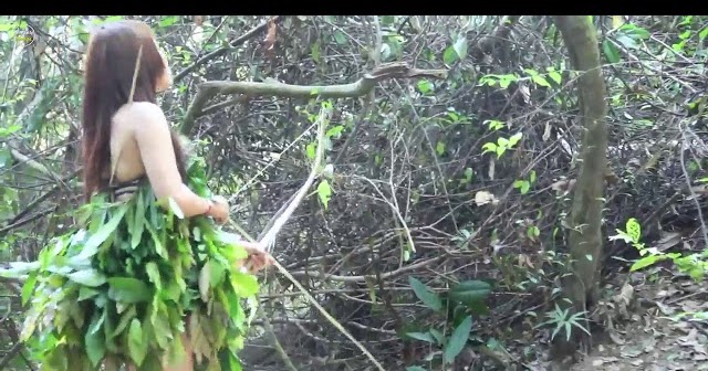 Cara Primitif Cewek Cantik Bertahan Hidup di Dalam Hutan #15 ( Berburu ...