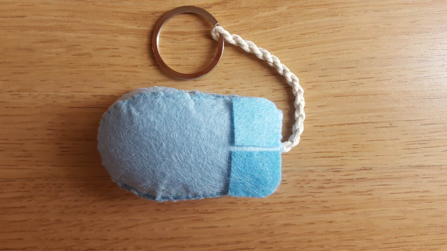 Felt computer mouse key chain |Keeping it Real