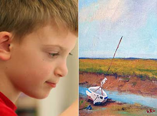 Kieron Williamson el pintor que se hizo millonario con tan solo 9 años