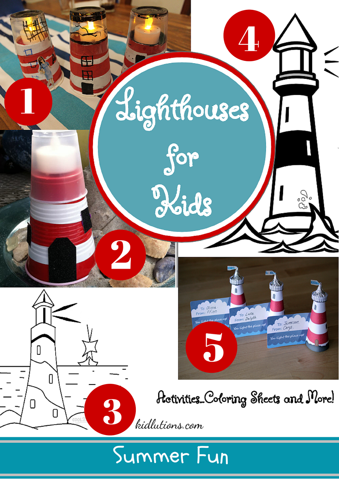 Lighthouse Crafts and Activities for Kids
