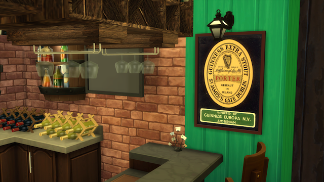 Corporation "SimsStroy": The Sims 4. Painting "Guinness beer"