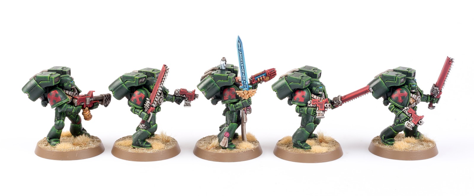 Showcase: Dark Angel Assault Marines - Tale of Painters