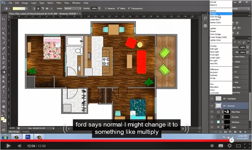 Rendering Denah dengan Photoshop | mymymy