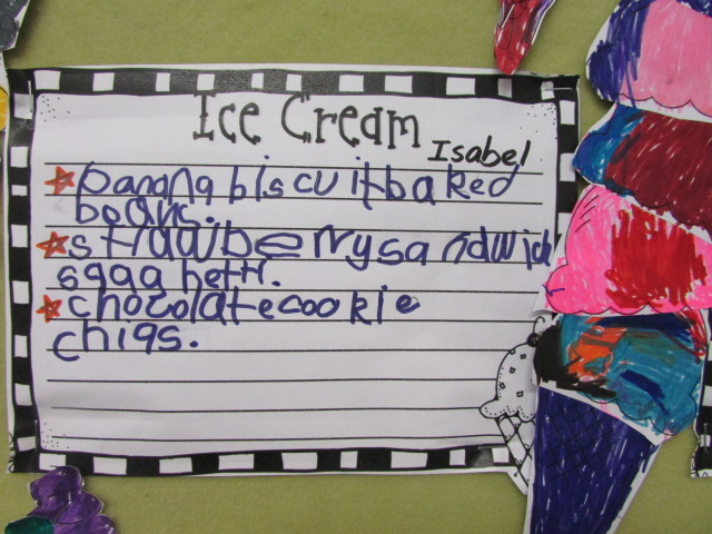 Mrs Bizzy's Class Blog: Alliteration Ice Cream Flavours