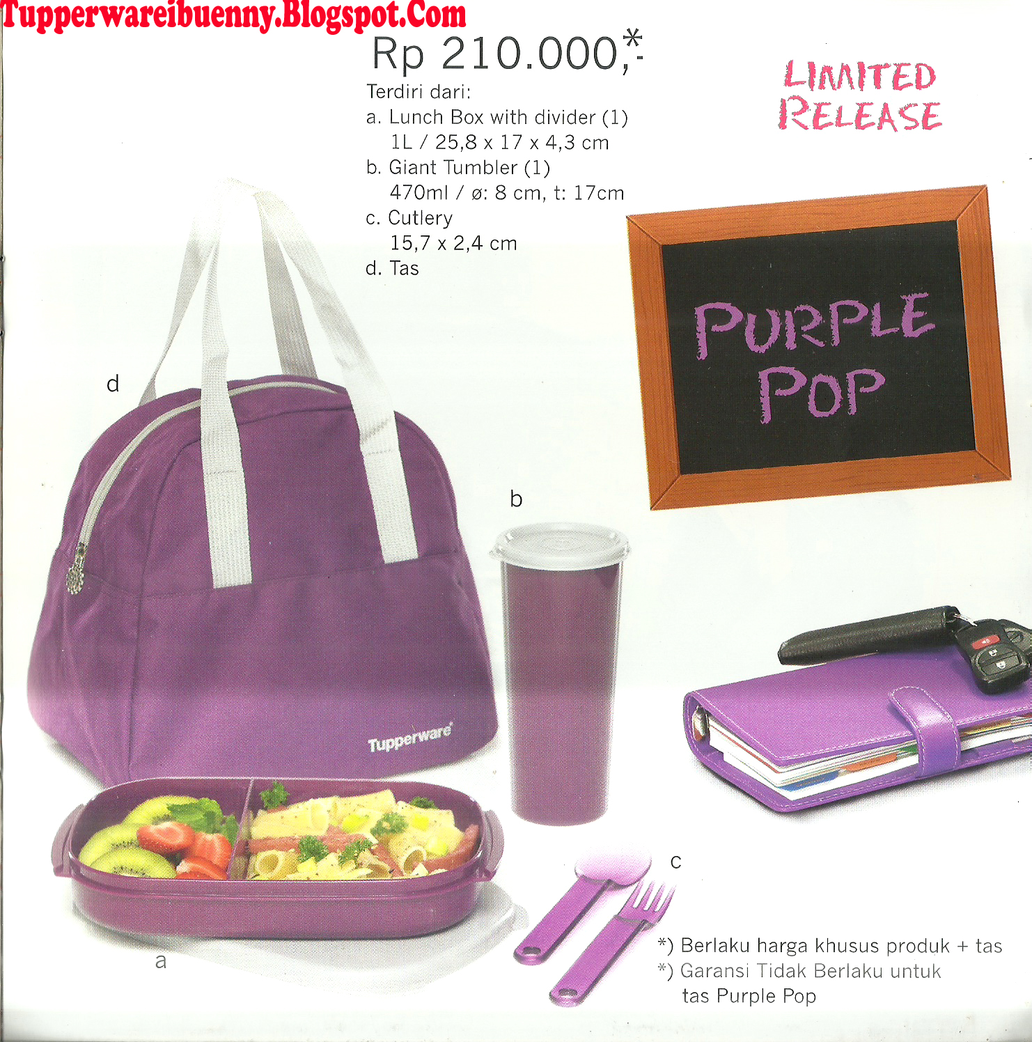 Jual Tupperware Purple Pop | Jual Tupperware