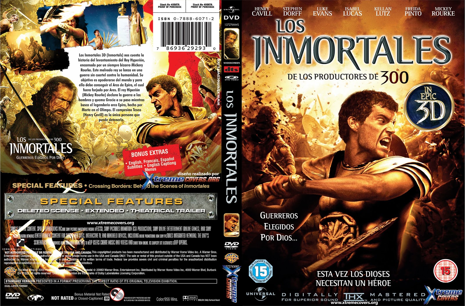 Multipremier video tienda : LOS INMORTALES DVD Y BLU RAY 2D - 3D