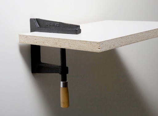 Ashbee Design: Wood Clamp Shelves