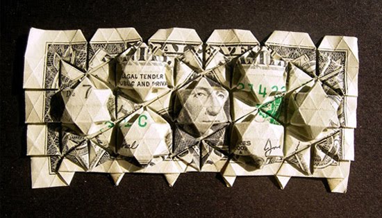 HUSAINBA: Money Origami: Fun things to do with your cash