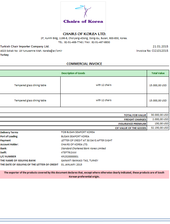 Declaration Of Origin 30 Printable Certificate Of Origin Templates