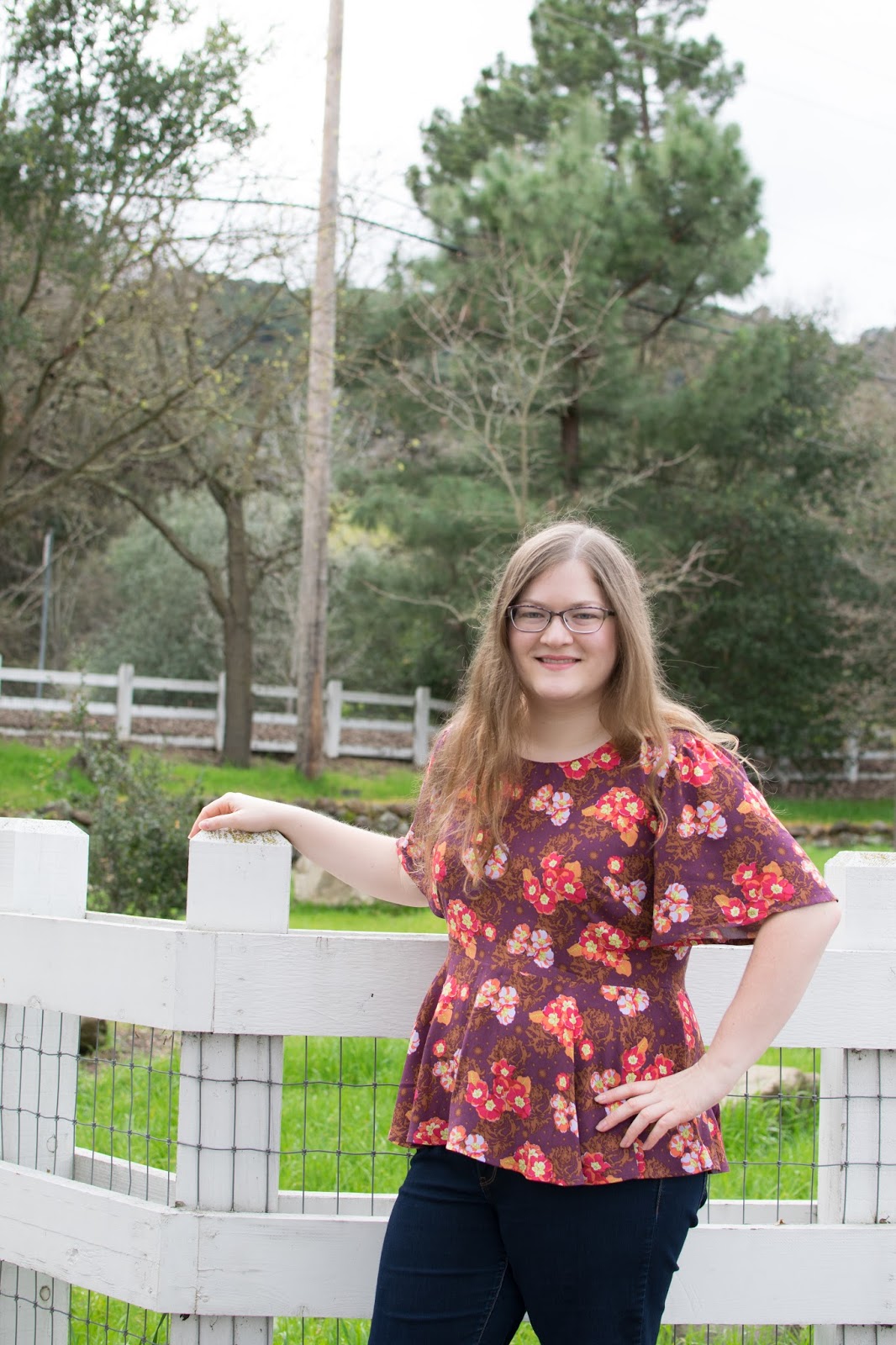 Allie Ann Sews: Primrose Peplum by Sew Caroline