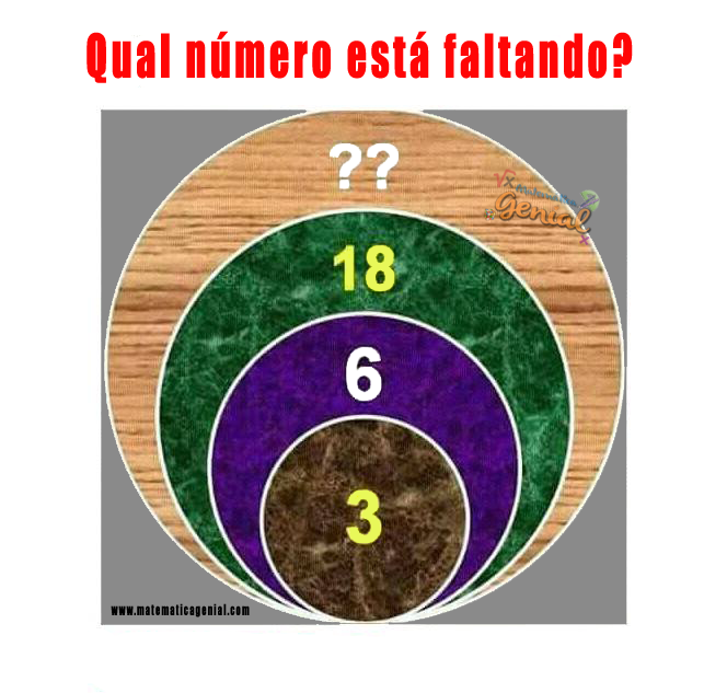 Desafio - Qual número está faltando? | Matemática Genial Desafio - Qual número está faltando? | Matemática Genial