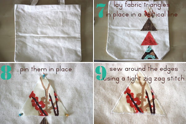 Vivian Eileen: Triangle Bag Tutorial