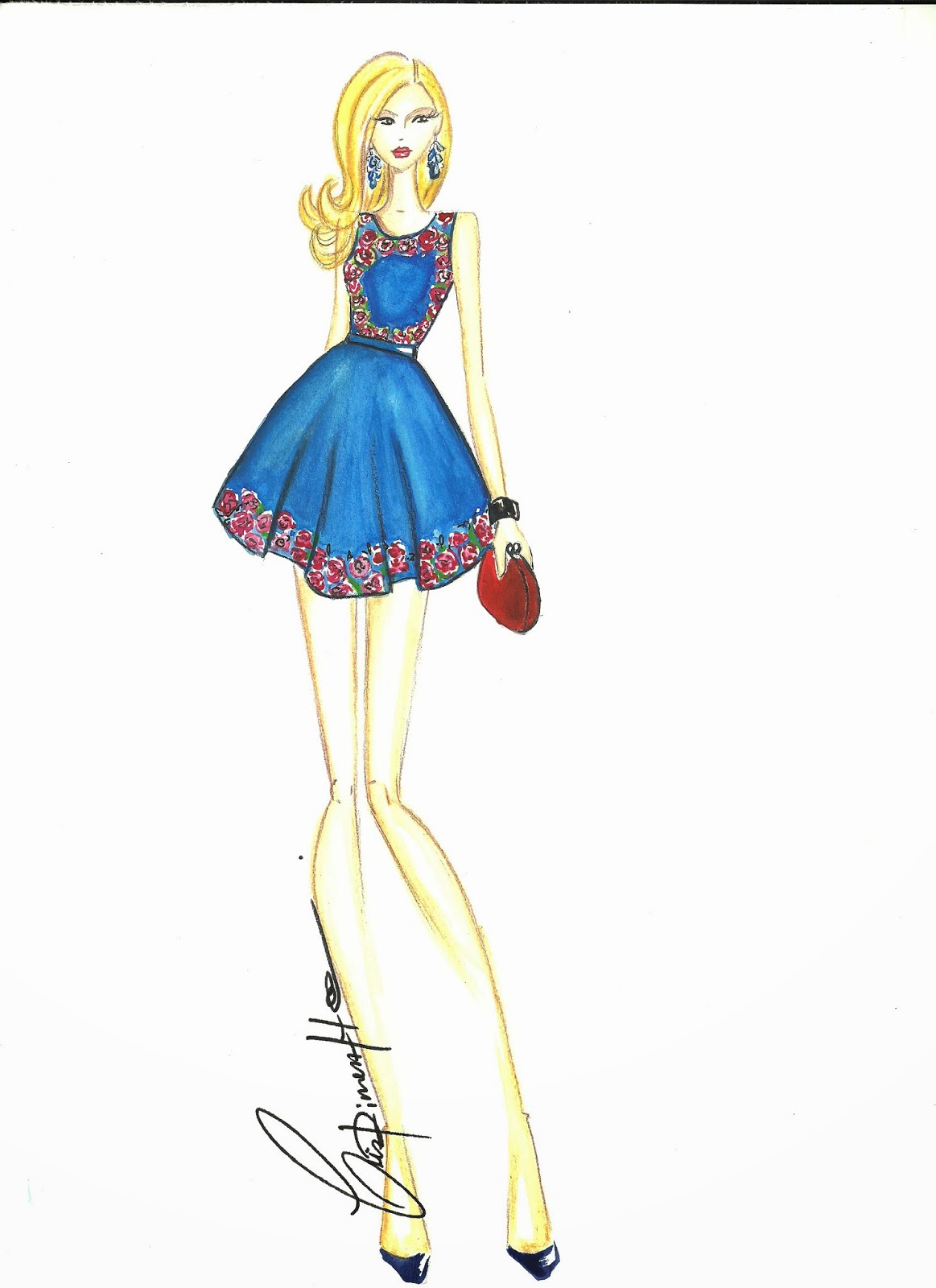 Cris Pimentta: Ilustração de Moda com Aquarela