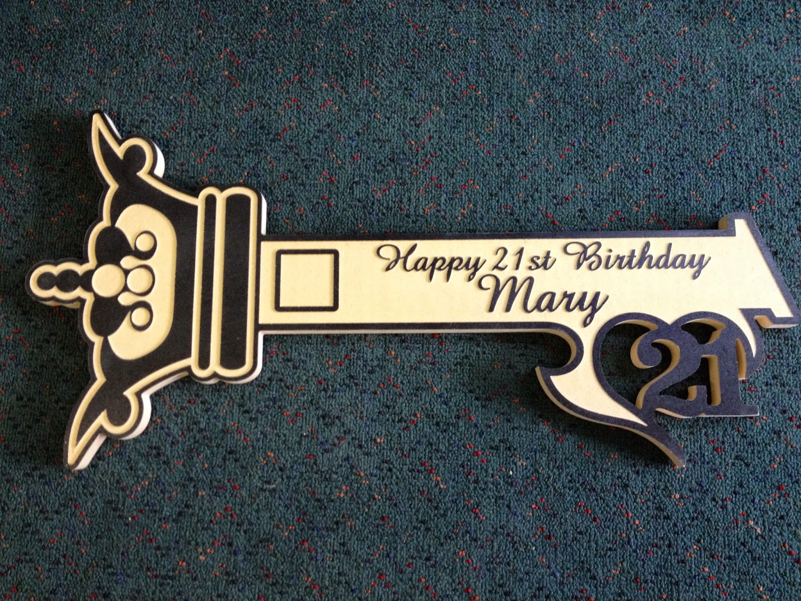 21st Key crown NO.150506