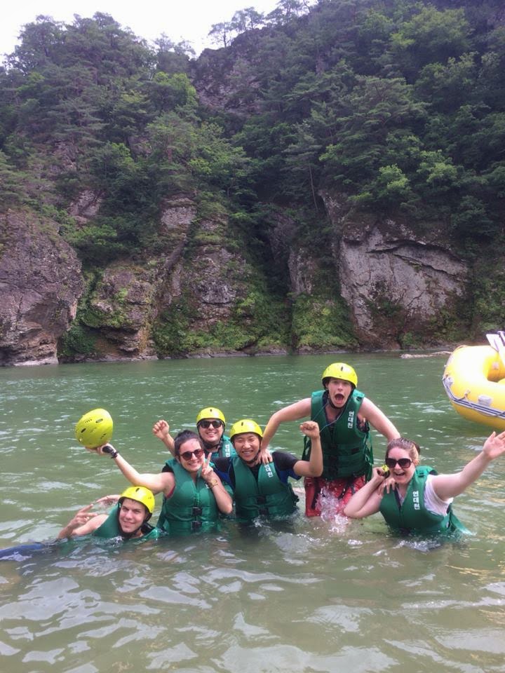 Kylee in Korea: Rafting in Yeongwol