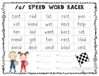 Two Can Do It: Short Vowel Speed Racer