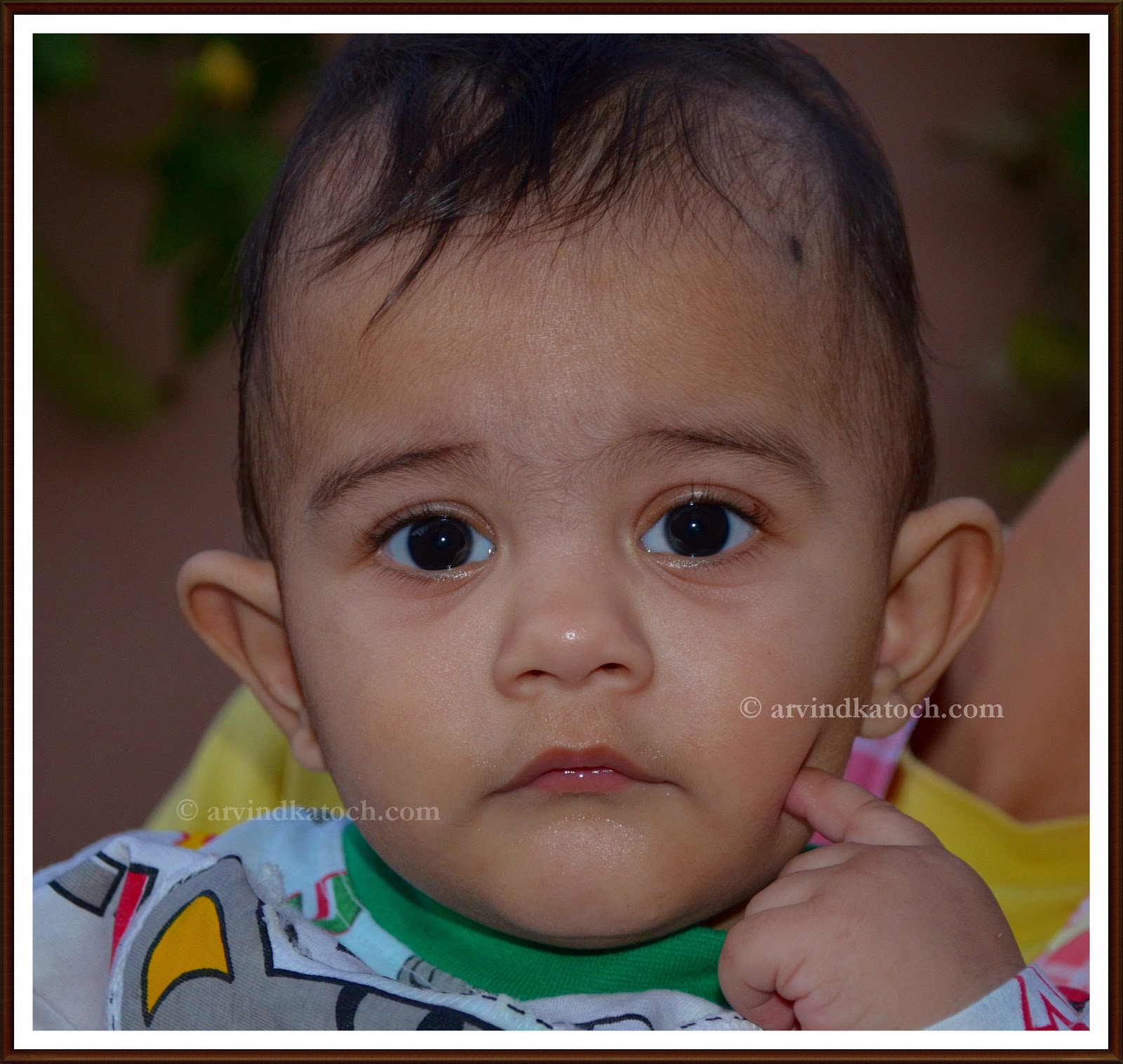 Guess What I am thinking? Cute Baby Thinking HD Pic