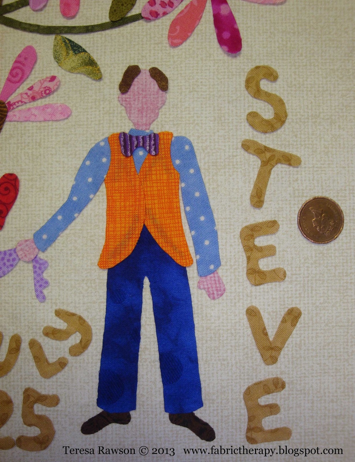 FABRIC THERAPY: The 'how we met' block...