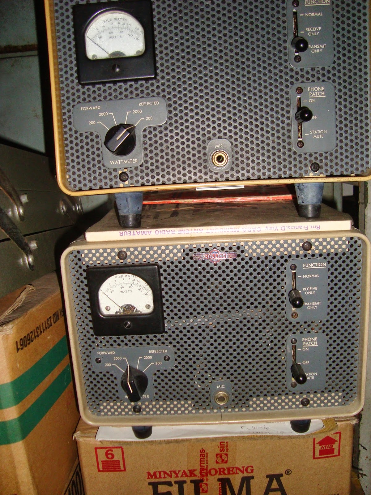 RADIO SELLER: Collins Station Console 312B-4 SWR, Power Meter, Speaker ...