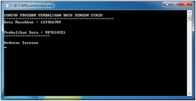 Materi Struktur Data: MATERI STACK DAN CONTOH PROGRAMNYA