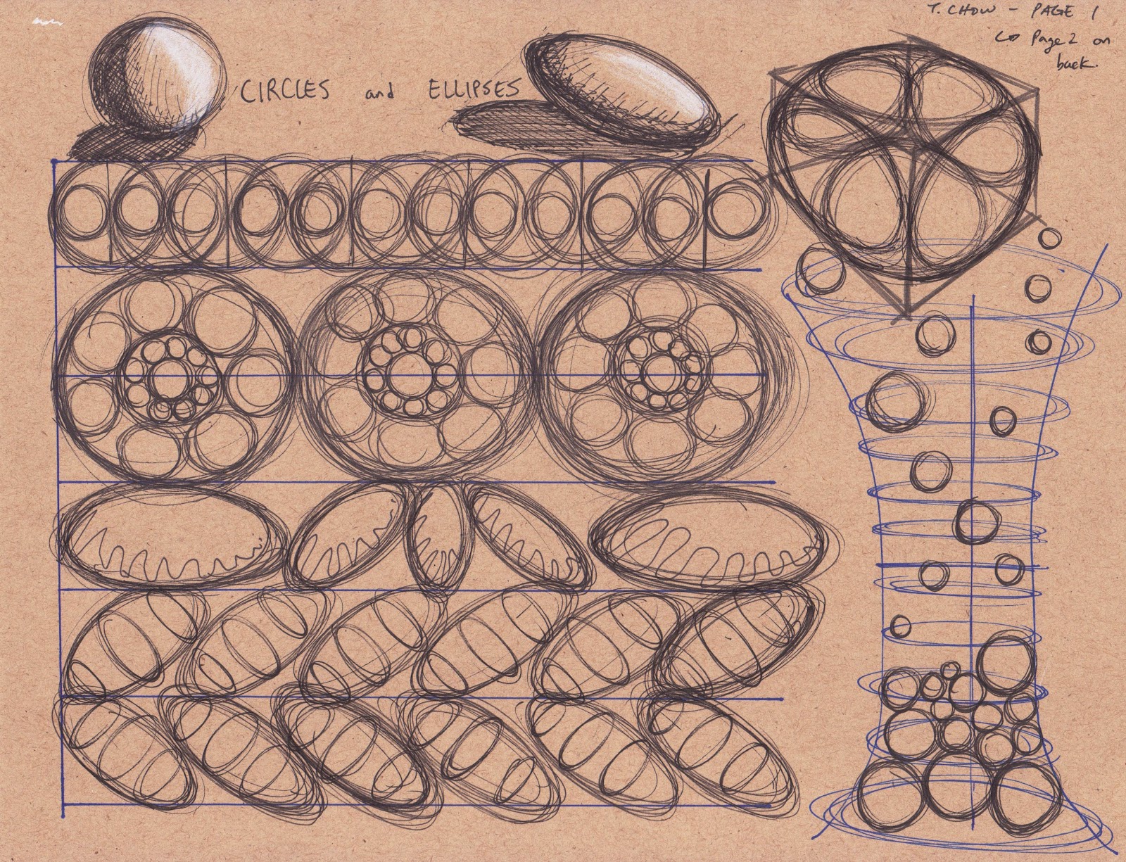 Tyler Chow: Dynamic Sketching - Week 1 - Basic Shapes