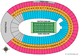 All Over The World: LA Coliseum Seating Chart