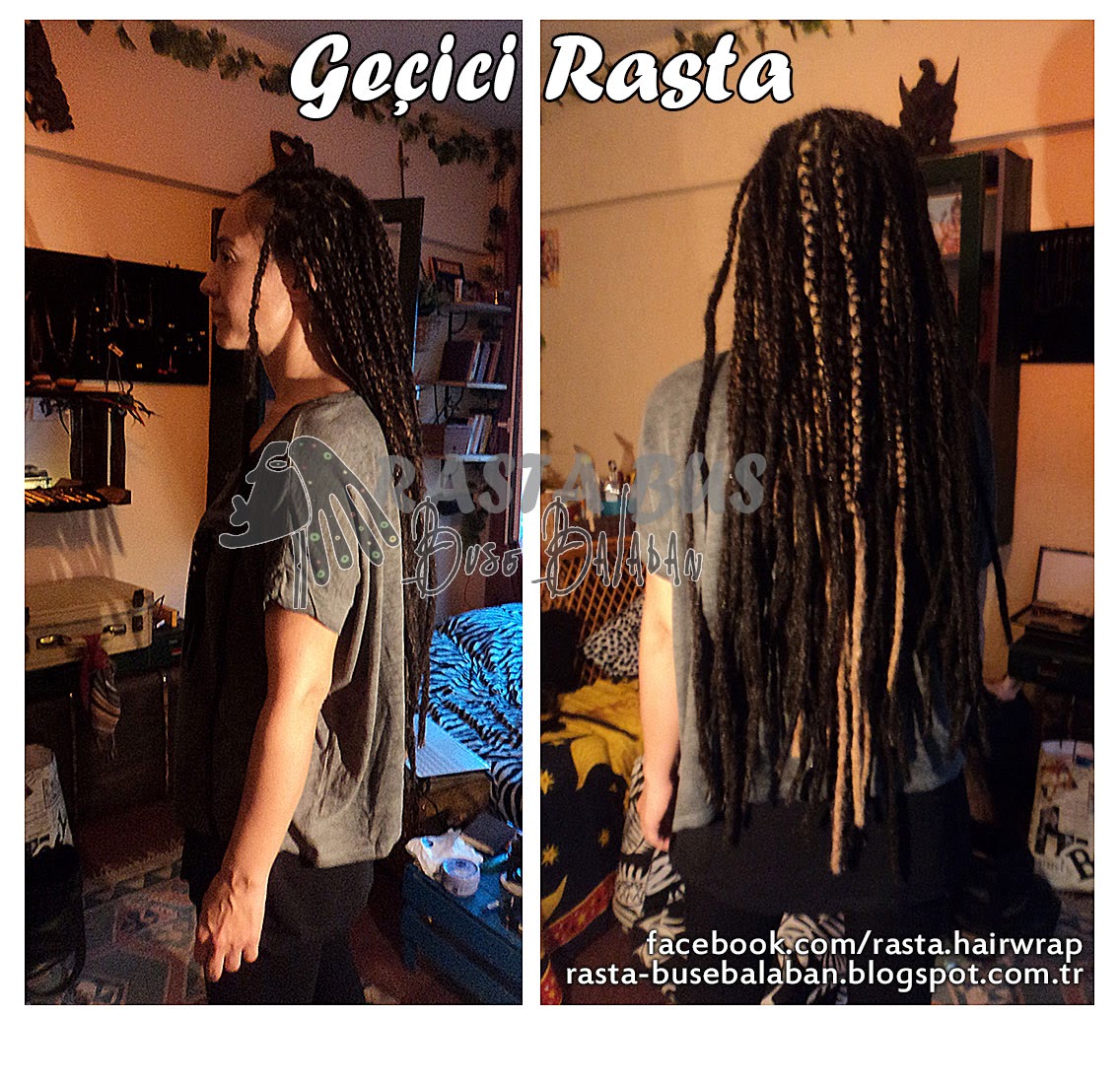 RASTA BUS: GEÇİCİ RASTA-DREADLOCKS (3 aylık)