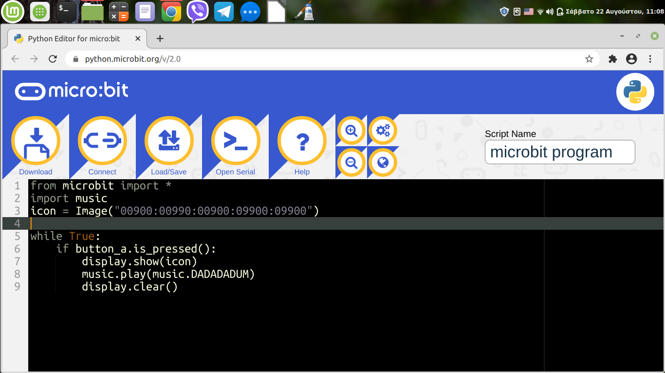 Python με micro:bit