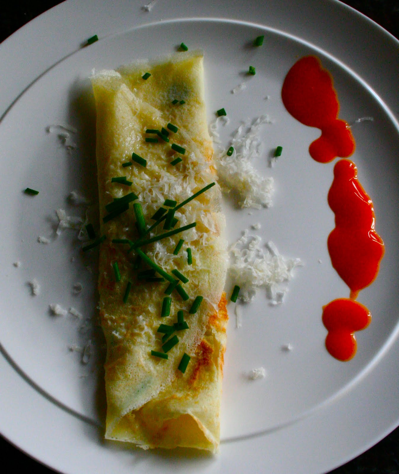The French Skinny Experiment: Gruyere Cheese, Onion and Chives Crepe ...