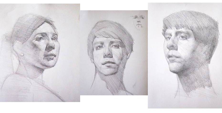 Figure Drawing and Painting.. all things human -ish: Head studies from ...