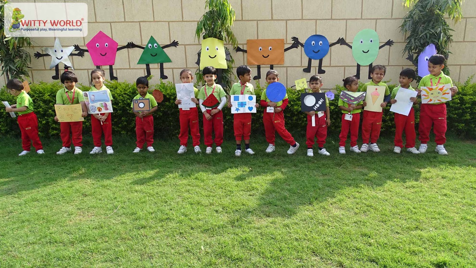 On the top of the World...: Shape Parade Day by Nursery kids of Witty ...
