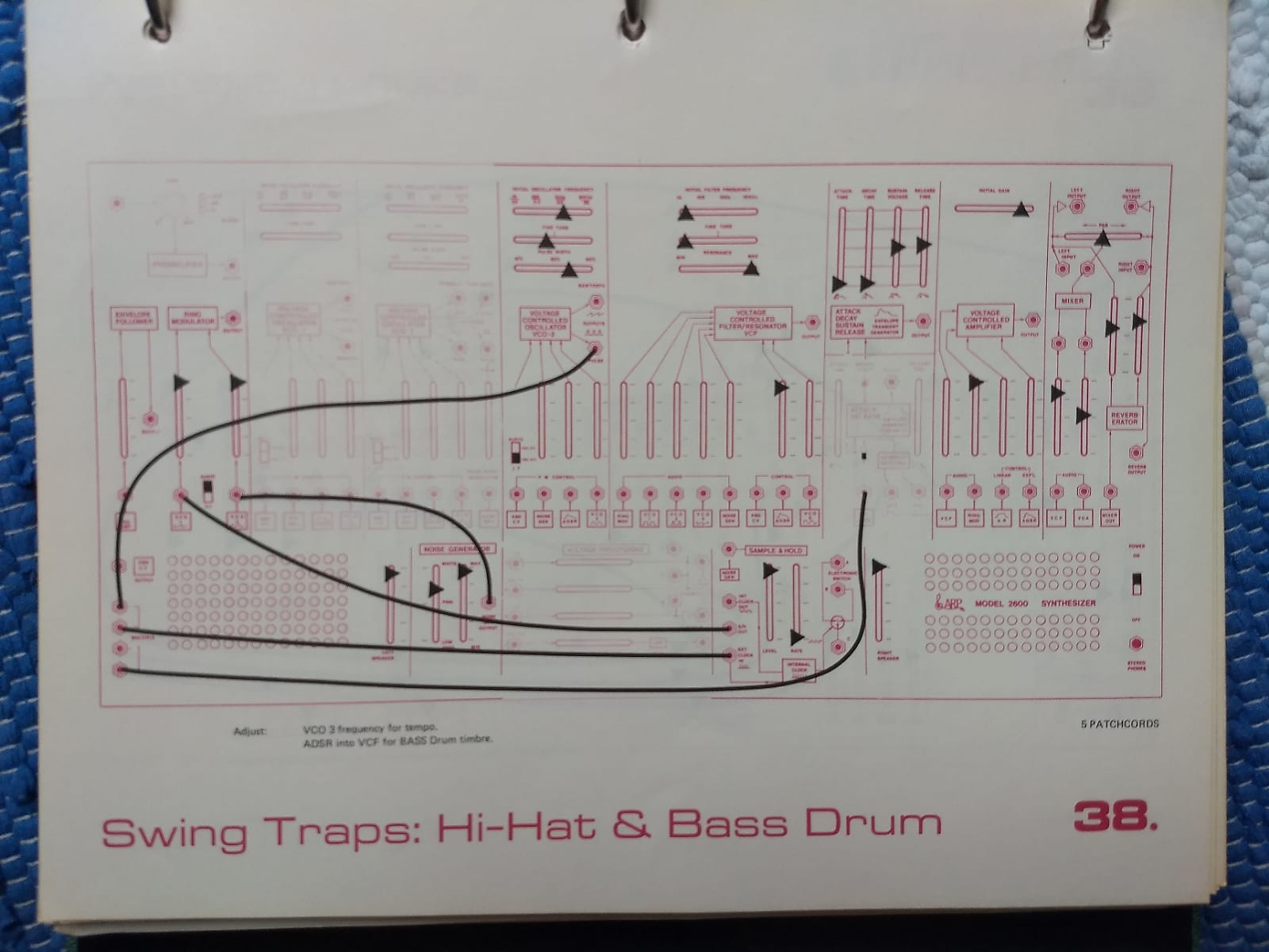 MATRIXSYNTH: ARP 2600 Original Patch Book & Service Manual