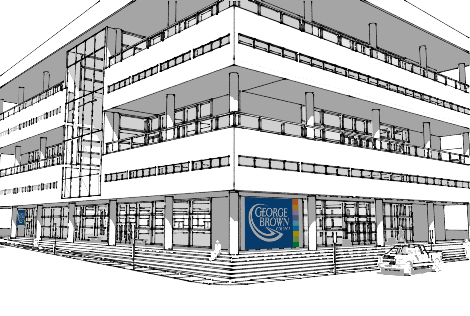 LEGennings Architecture: George Brown College CCET Conceptual.