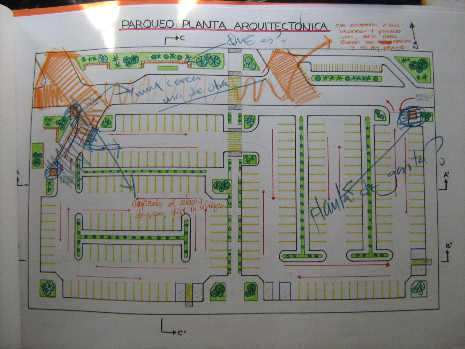 Mi Portafolio de Arquitectura USAC: EJERCICIO 1 PARQUEOS
