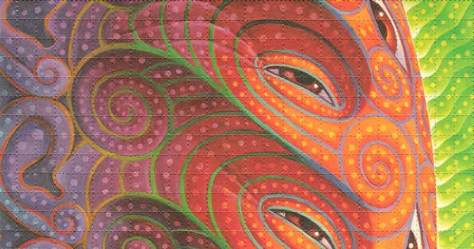 INSIDE THE ROCK POSTER FRAME BLOG: Alex Grey Shpongled Blotter Art ...